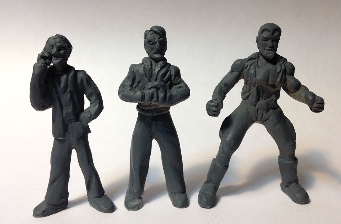 Doc Savage figures – Resin Heroes