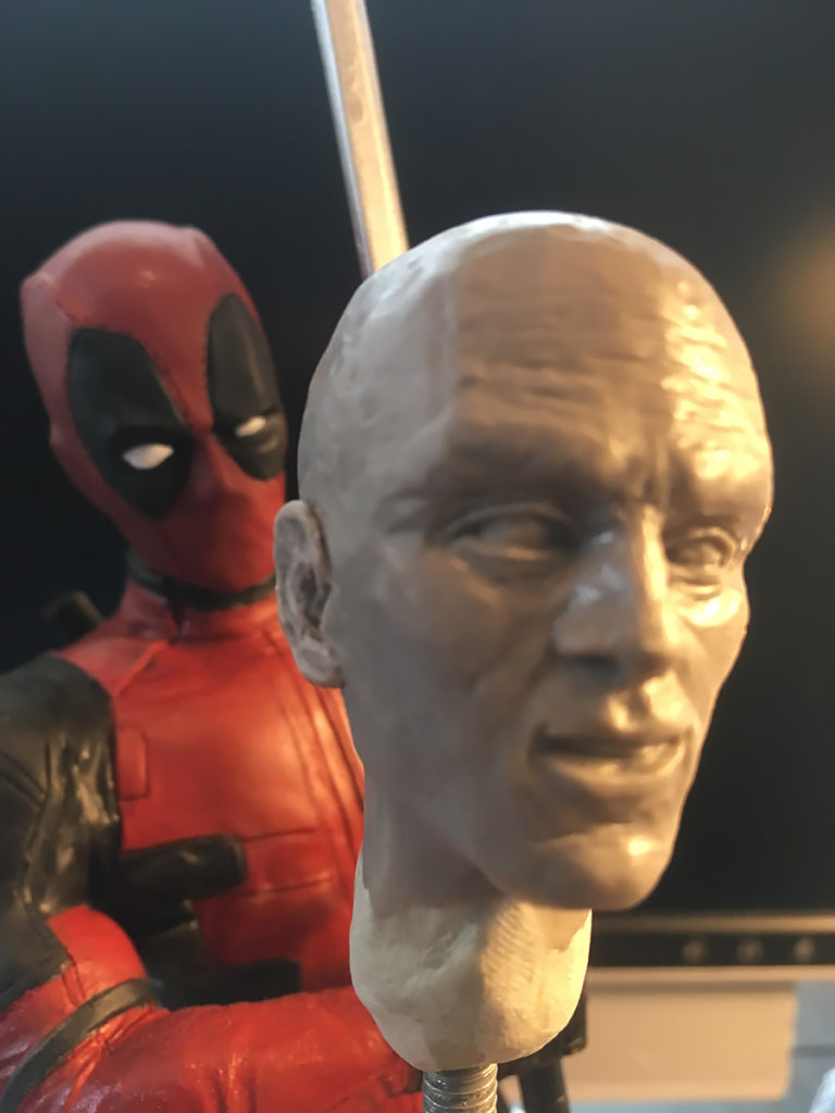 Deadpool without the mask Wade Wilson head – Resin Heroes